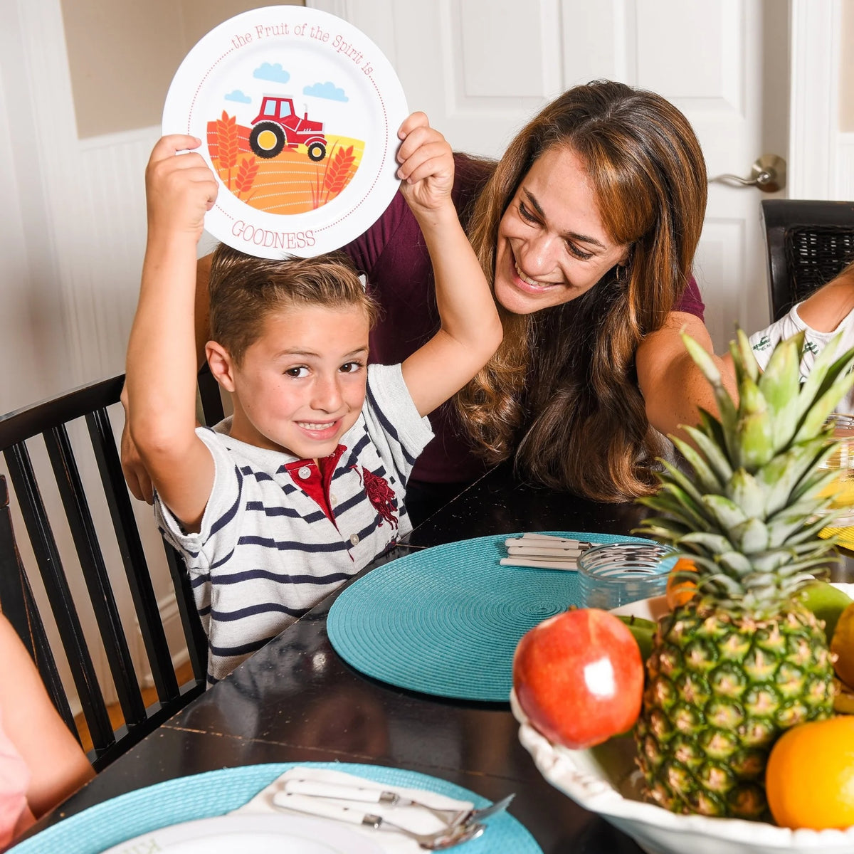 Fruit-Full Kids Plate - Goodness Plate – Miss Pattycake